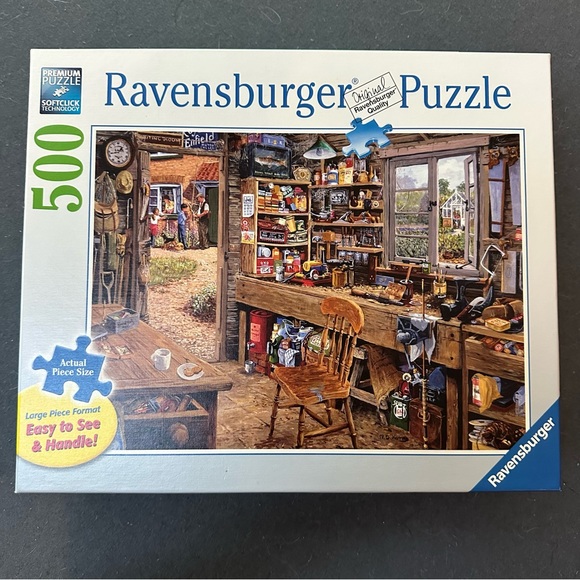 Ravensburger | Toys | Ravensburger 50pc Woodshop Puzzle | Poshmark